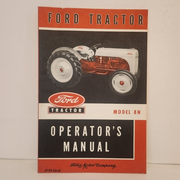 Ford | Other | Ford Tractor Model 8n Operators Manual | Poshmark